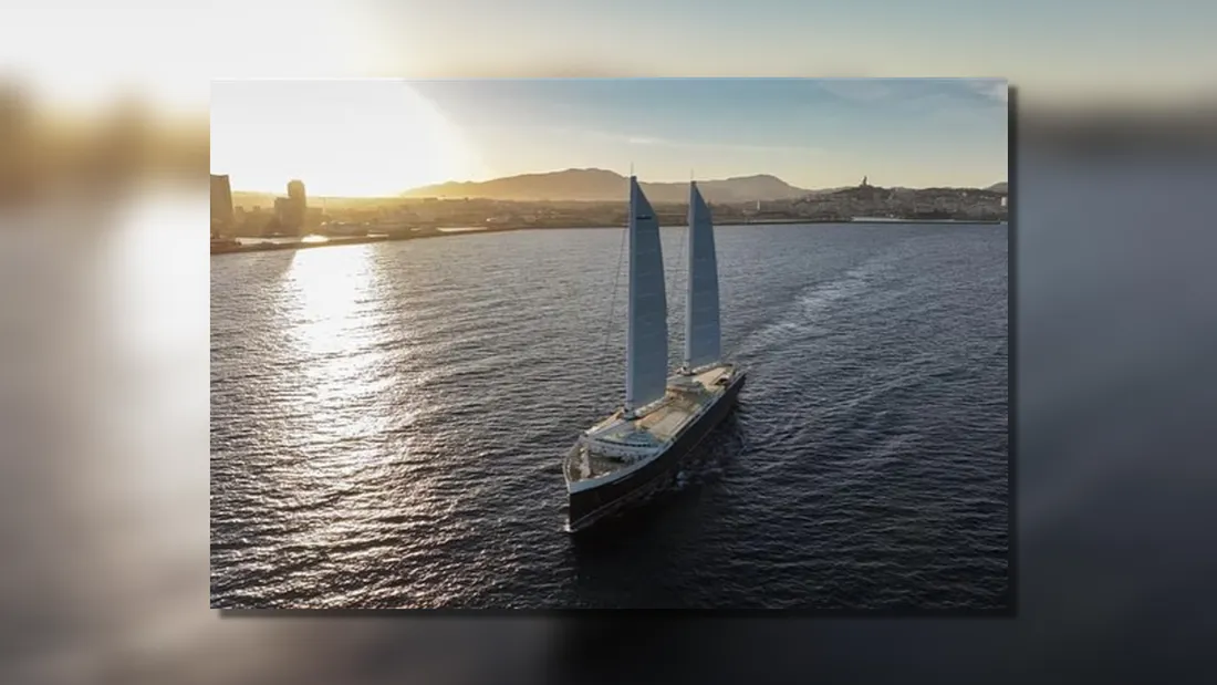 Le Neoliner Origin, plus grand cargo à voile du monde imaginé par une start-up nantaise baptisé ...
