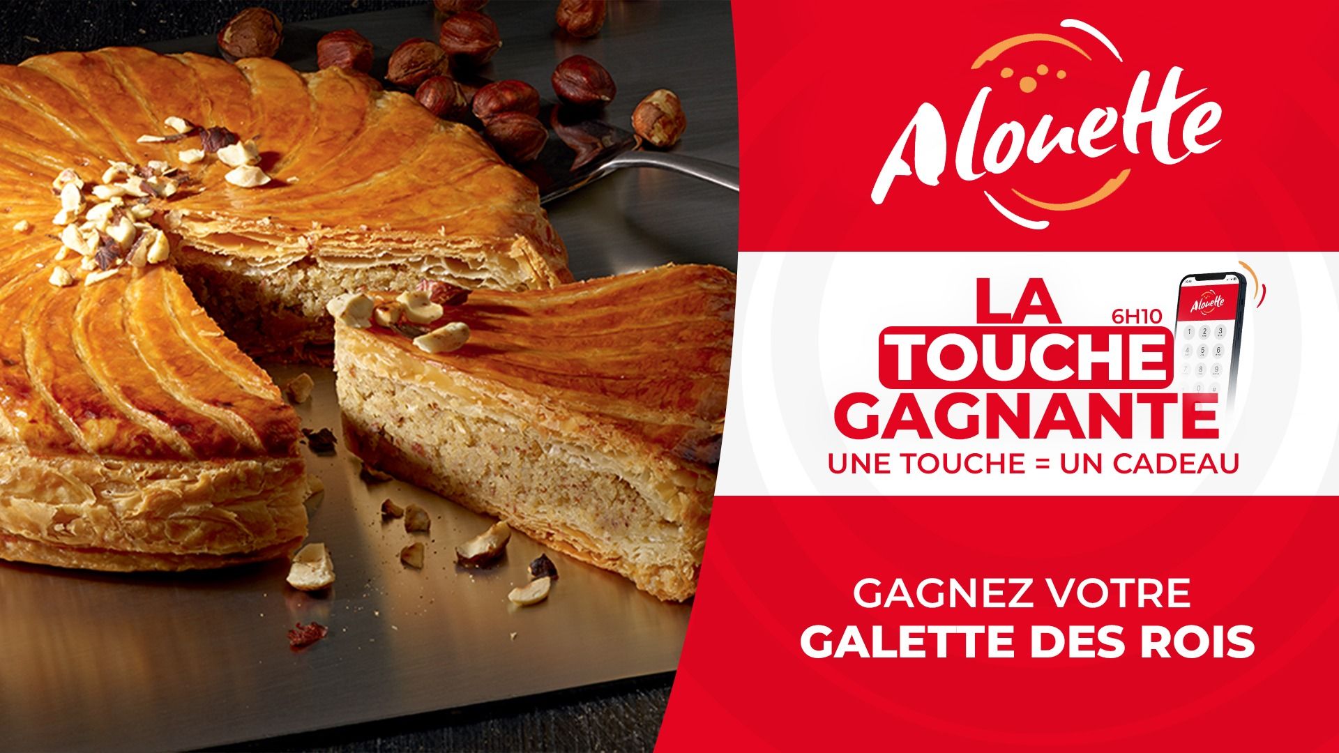 LA TOUCHE GAGNANTE - Alouette vous offre votre galette des Rois