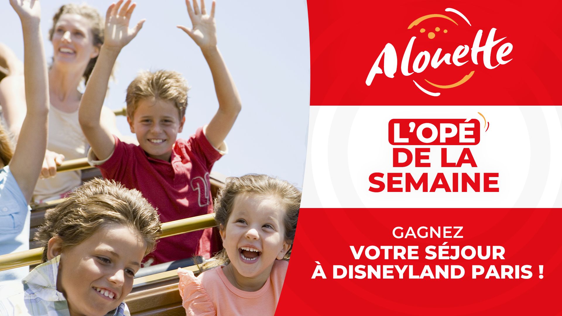 Avec Alouette, profitez de la magie des 2 parcs Disney