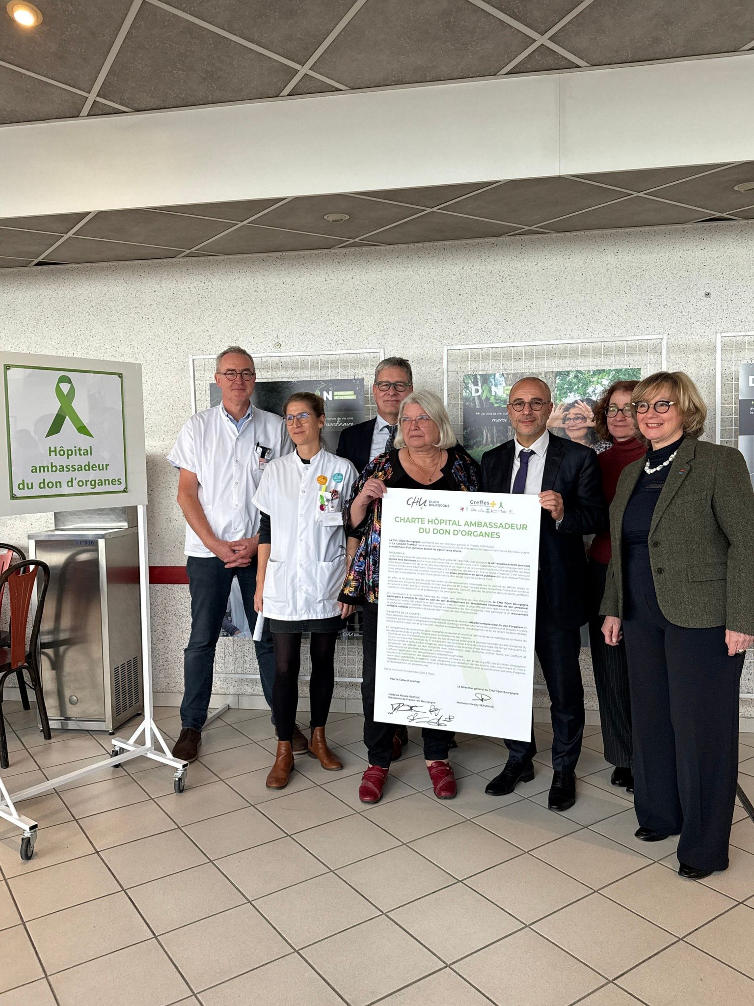 Le CHU Dijon Bourgogne nommé ambassadeur du Don d’Organes
