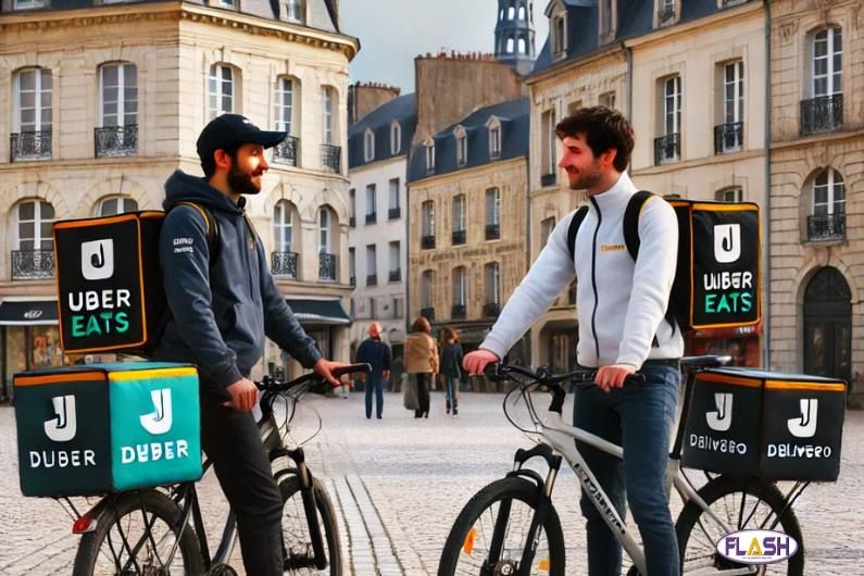 FLASH FM - Livreurs Uber et Deliveroo interdits au centre-ville de Limoges
