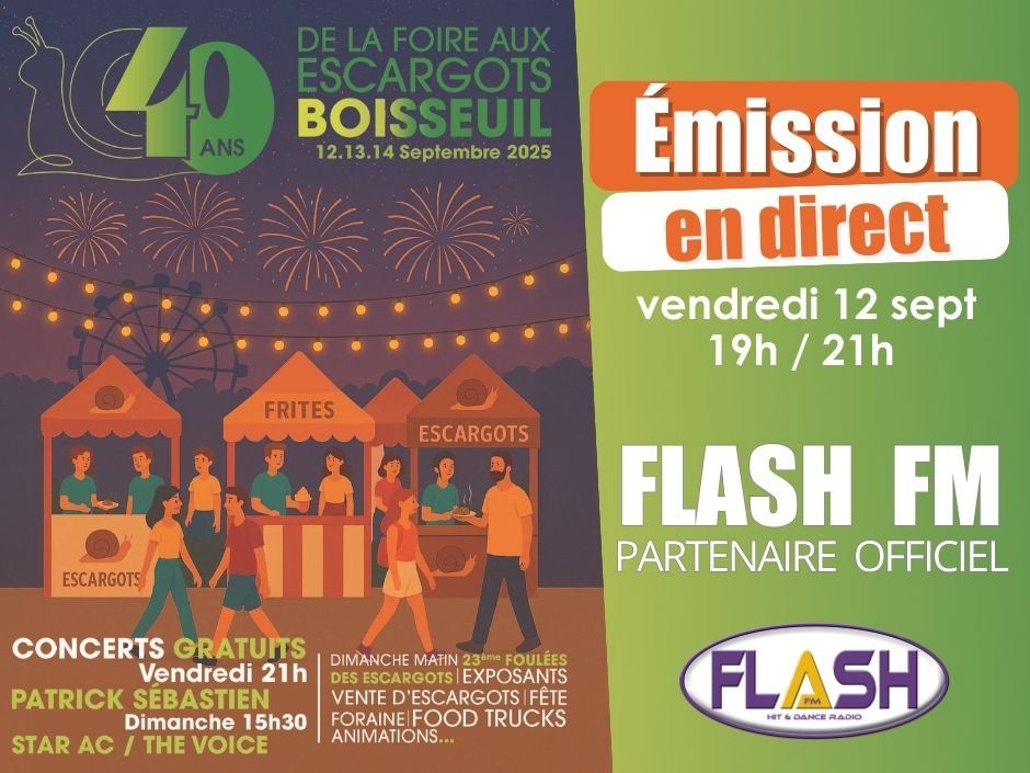 FLASH FM - Les 40 ans de la Foire aux Escargots de Boisseuil
