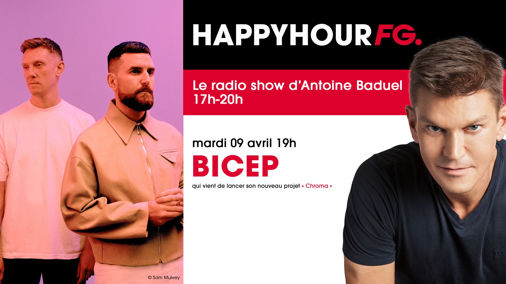 RADIO FG Le duo Bicep invité d’Antoine Baduel ce mardi soir