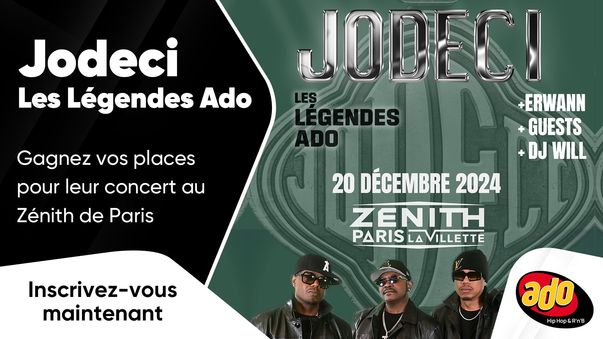 Jodeci - Les Légendes Ado : gagnez vos places pour leur concert au ...