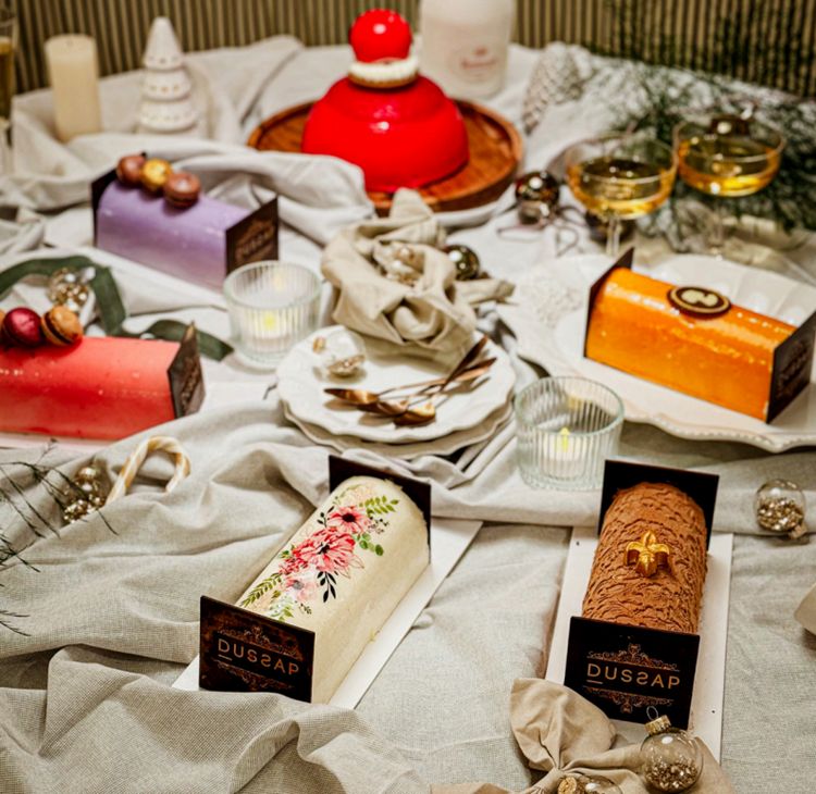Maison Dussap : des bûches de Noël spéciales Chroniques des Bridgerton