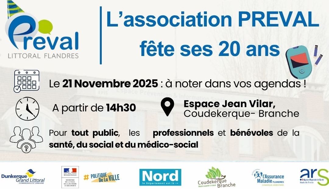 Coudekerque-Branche : Preval fête ses 20 ans vendredi 21 novembre