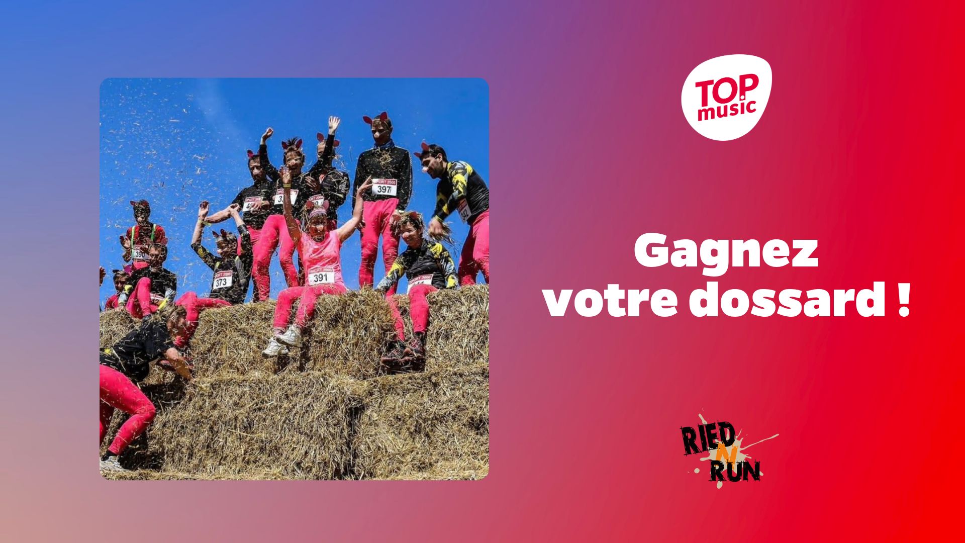 Top Music vous offre votre dossard pour RIED’N’RUN