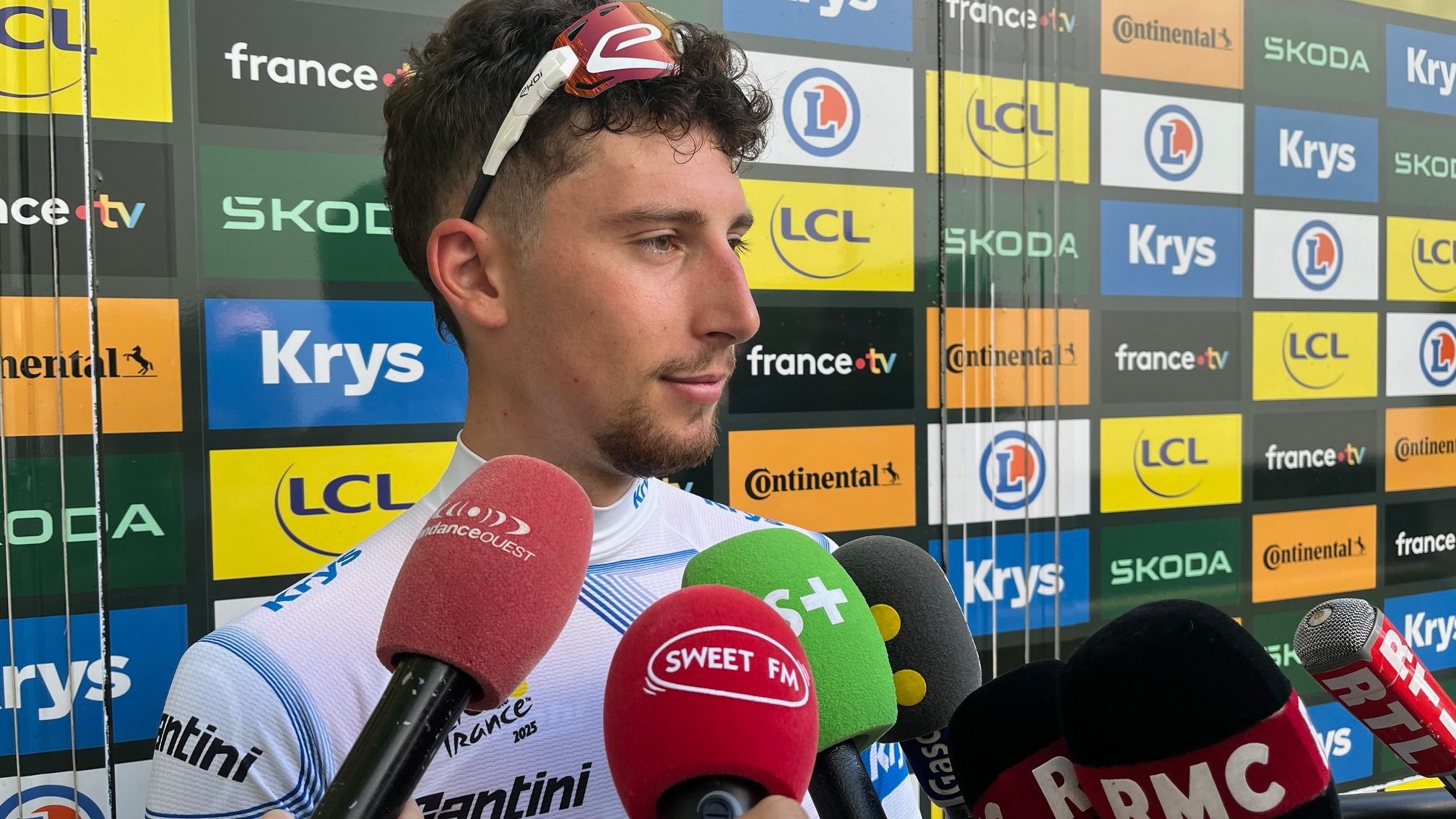 Tour de France : "Je n'étais pas le mieux placé dans la rampe" réagit ...