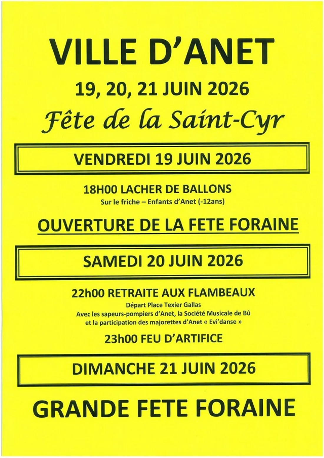 RADIO INTENSITE | ANET - Fête de la Saint-Cyr