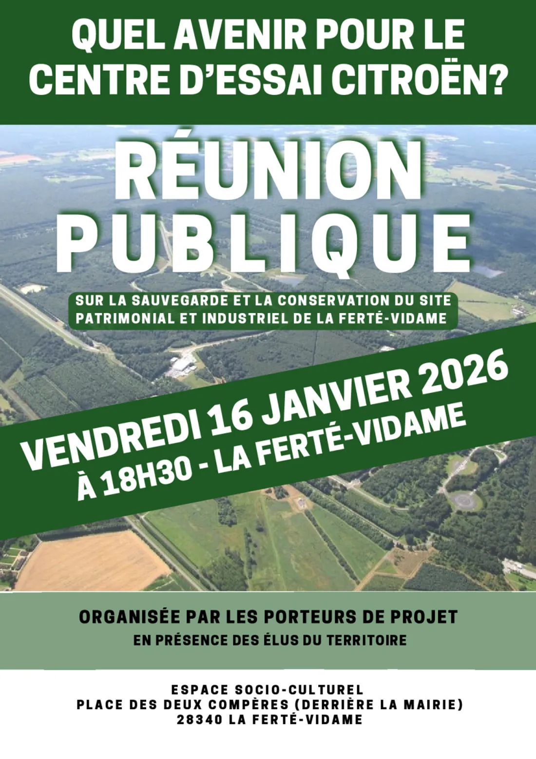 RADIO INTENSITE | LA FERTÉ-VIDAME - Réunion publique : quel avenir pour ...