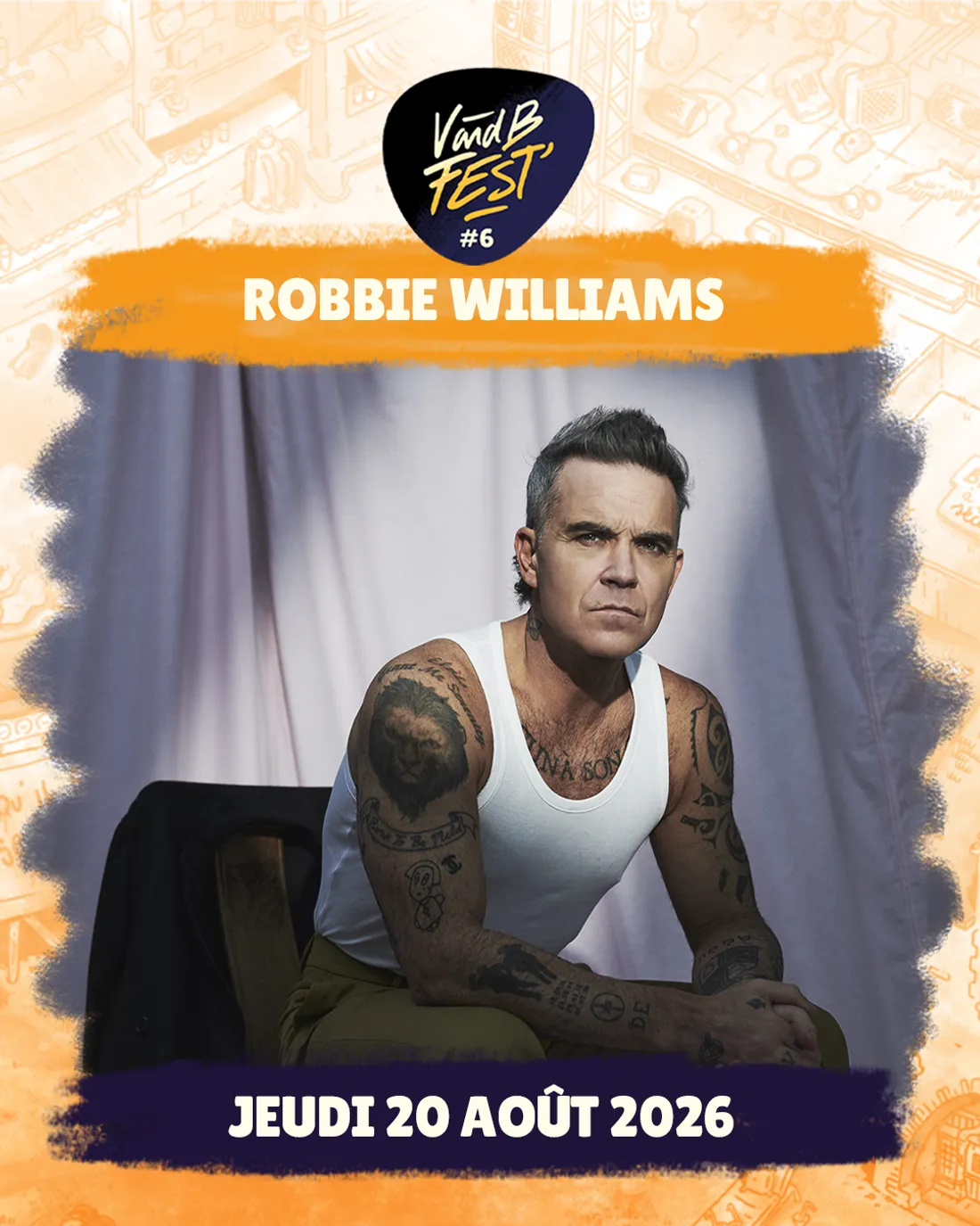 Evènement. Robbie Williams en concert à Château-Gontier sur Mayenne ...
