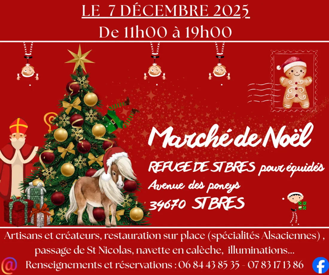 Le marché de Noël Alsacien du refuge de Saint-Brès